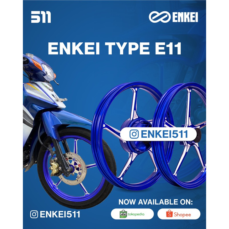 Jual Velg Enkei 511 Original Enkei FizR Jupiter MX King Depan Belakang ...
