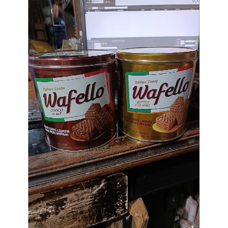 Jual wafello wafer kaleng | Shopee Indonesia