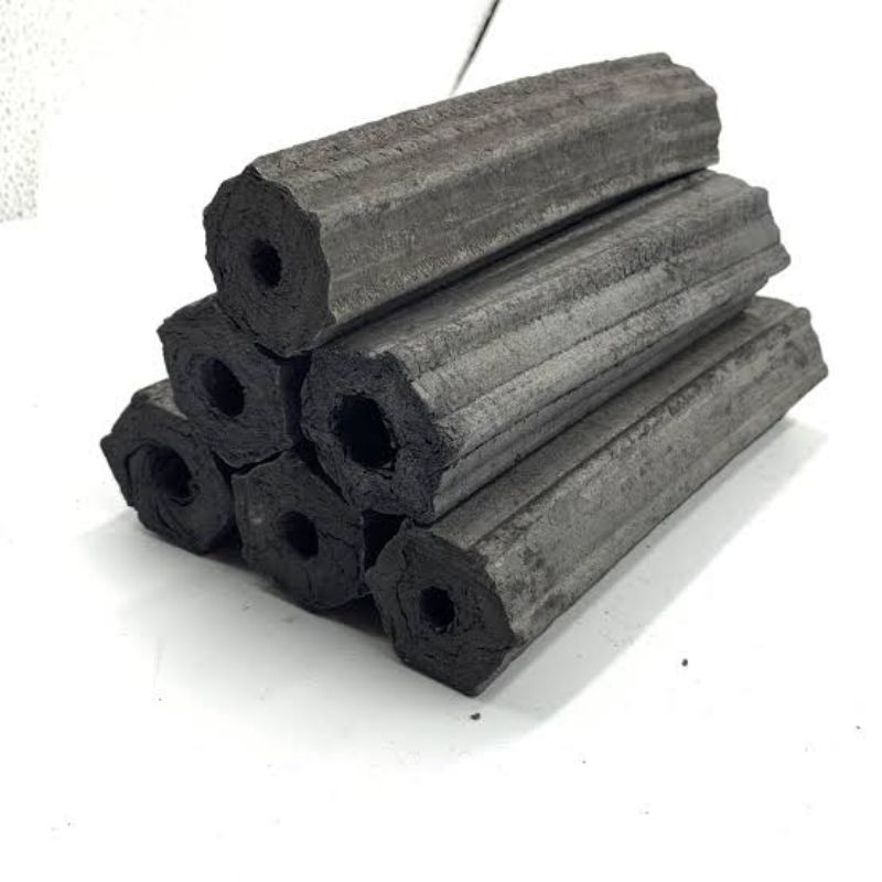 Jual Arang Briket Hexagonal 1kg (isi ±8 briket hexagonal) | Shopee ...