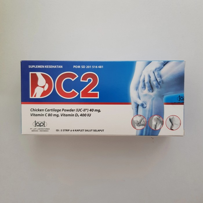 Jual DC2 Suplemen Kesehatan Tulang & Sendi - Vitamin Chicken Cartilage ...