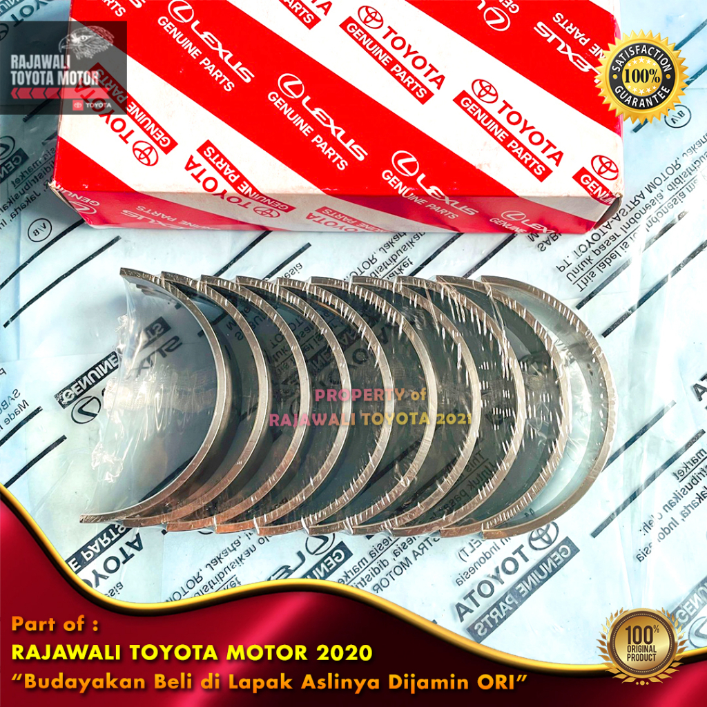 Jual Metal Duduk 0.25 Set Innova, Fortuner, Hilux, Hiace, Land Cruiser ...