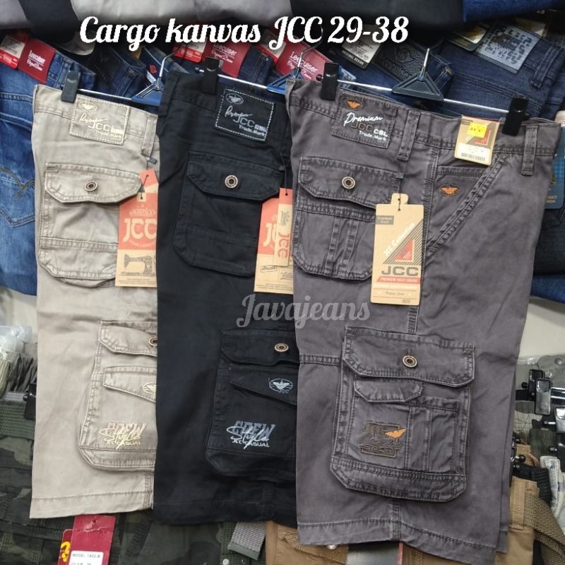 Jual CELANA PENDEK CARGO JCC BAHAN KANVAS TEBAL HALUS TRENDY DAN KEREN ...