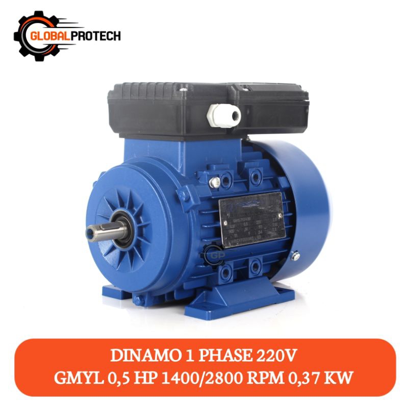 Jual Dinamo 0,5 HP 1400 RPM / 0.5 HP 2800 RPM Famoze Pro 220V 0,37 KW 1 ...