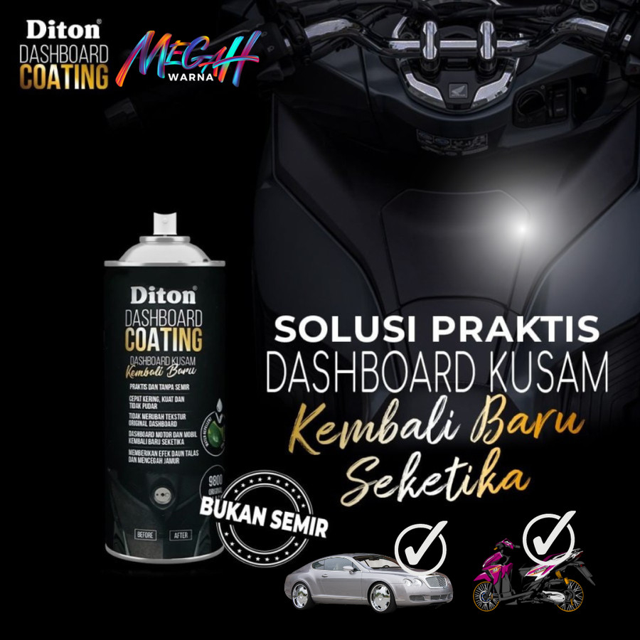 Jual 9800 Original Black Diton Dashboard Coating Pembersih dasbor ...