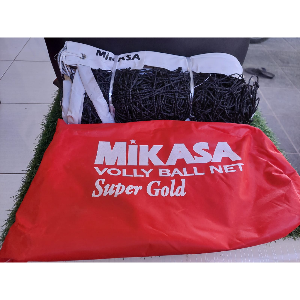 Jual NET VOLI MIKASA SUPER GOLD JUMBO / NET VOLI BAGUS / NET VOLI TEBAL | Shopee Indonesia
