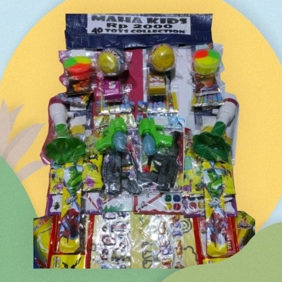 Jual Grosir Mainan Rentengan Serba 2000 isi 50 pcs | Shopee Indonesia