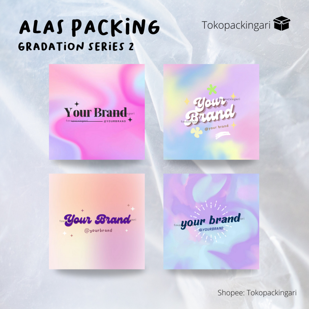 Jual Alas Packing | Gradation Series 2 | Paper Aksesoris | Kertas ...