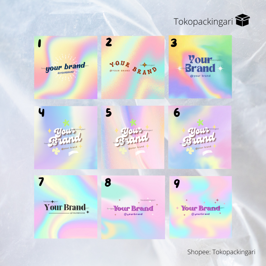 Jual Alas Packing | Gradation Series 2 | Paper Aksesoris | Kertas ...