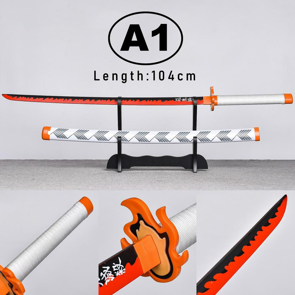 Jual Demon Slayer Senjata Cosplay Pedang Pedangan 104cm Mainan Pedang ...