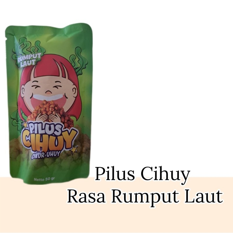 Jual Pilus Cihuy rasa rumput laut (50 gr) | Shopee Indonesia