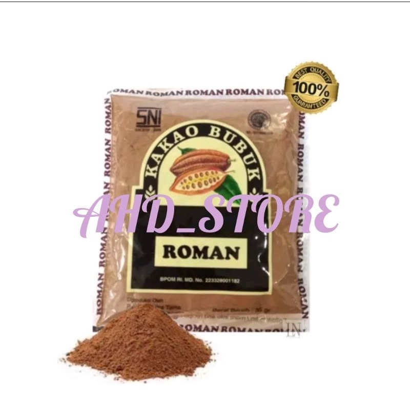 Jual Cocoa Powder / Coklat Bubuk ROMAN Sachet 35gr | Shopee Indonesia