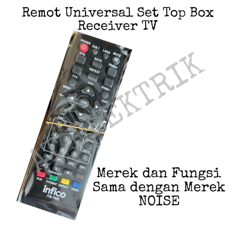 Jual Remot Set Top Box Venus Infico Noise Luby dan Semua Merek Set Top ... Jual Remot Set Top Box Venus Infico Noise Luby dan Semua Merek Set Top ...