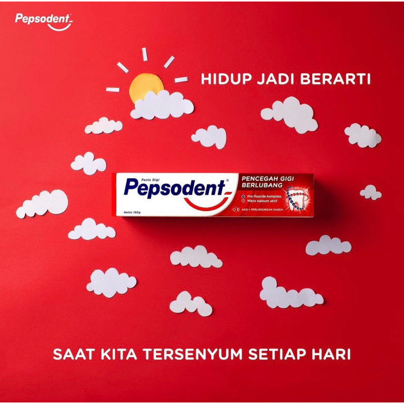 Jual Pepsodent Merah 225gr Jumbo size | Shopee Indonesia
