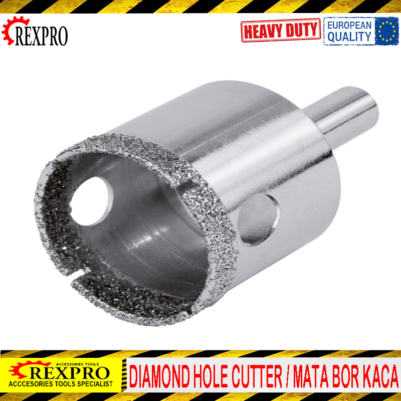 Jual mata bor kaca diamond hole cutter 34mm rexpro mata bor holesaw ...