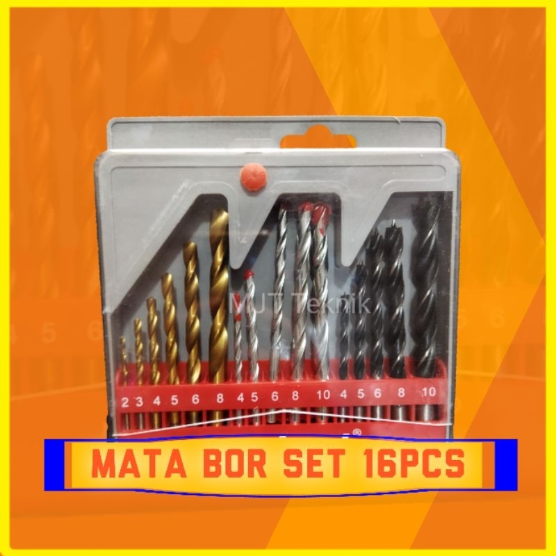 Jual Mata Bor Set 16 Pcs Asli Original | Shopee Indonesia