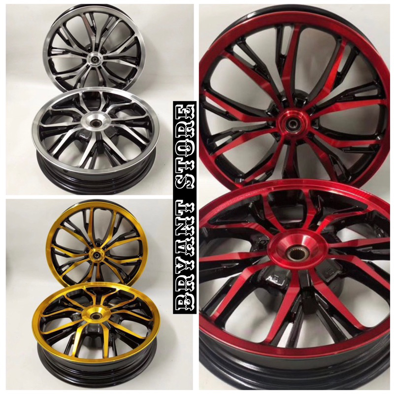 Jual VELG DELKEVIC RACING ORIGINAL RING 14 ALLOY MODEL LAMBO VARIO 110 ...