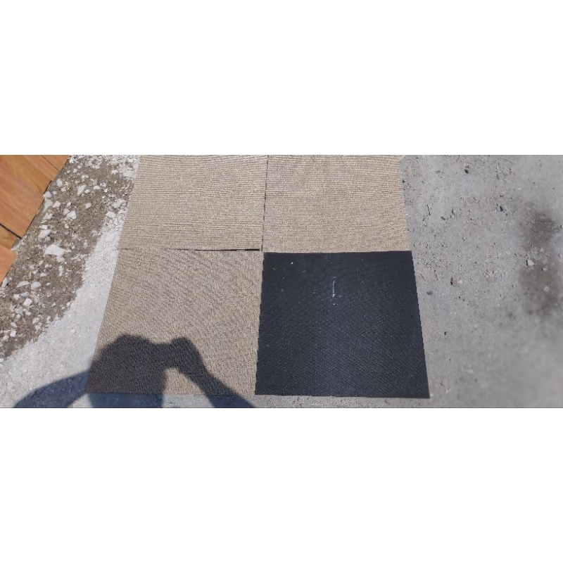 Jual karpet tile coklat polos premium 50x50 | Shopee Indonesia