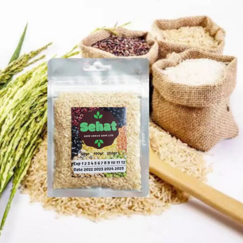Jual Beras Organik Mix MPASI 50gr/100gr Putih & Hitam & Merah & Coklat ...