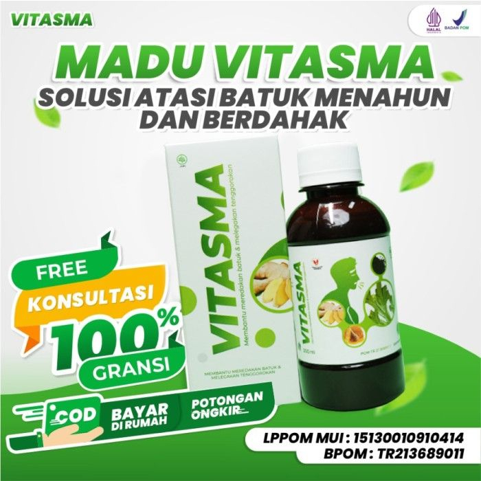 Jual Madu Herbal Vitasma - Atasi Masalah Pernafasan Obat Batuk Berdahak ...