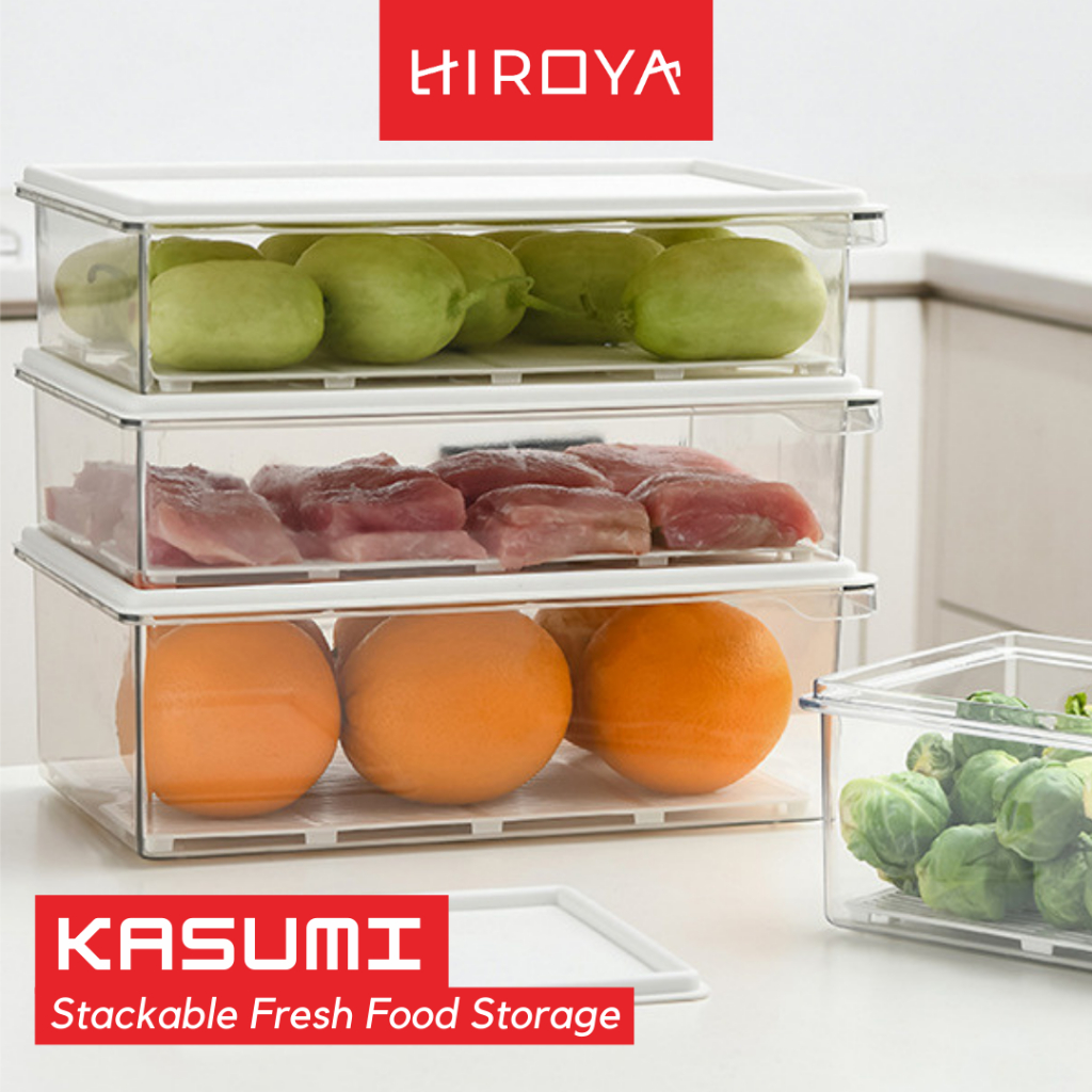 Jual HIROYA - KASUMI Storage Box Food Estetika Fresh Box Makanan ...