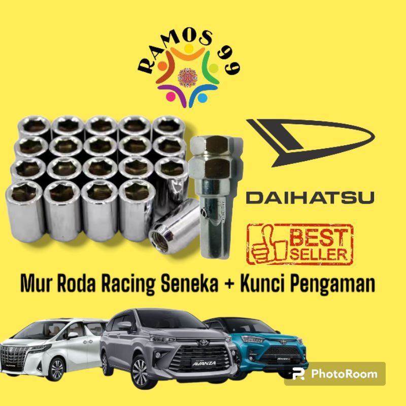 Jual Mur Roda Racing Baut Lugnut Racing Mobil Seneka Daihatsu Ayla ...