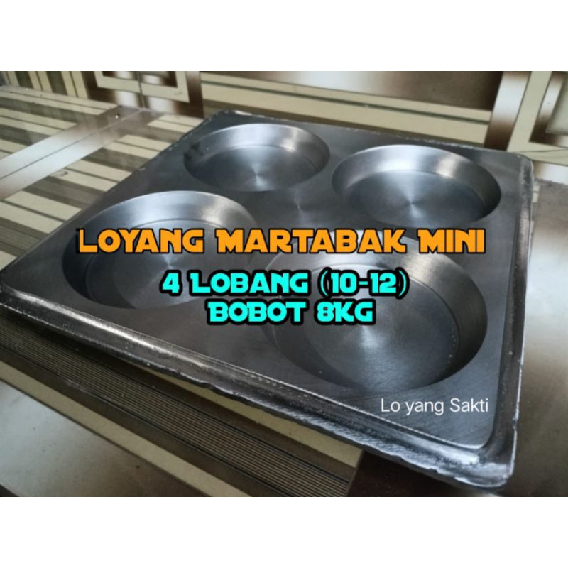 Jual LOYANG MARTABAK MINI 4 LUBANG, DIAMETER LUBANG 10-12 | Shopee ...