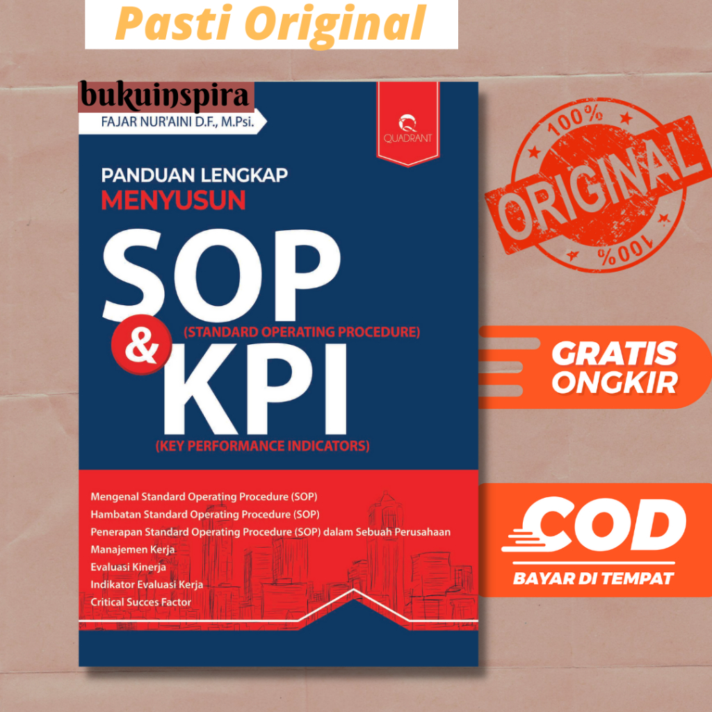 Jual Panduan Lengkap Menyusun SOP & KPI | Shopee Indonesia