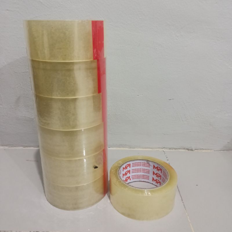 Jual LAKBAN BENING 2 INCH isolasi Lem lakban 45mm X 100 YARD | Shopee Indonesia