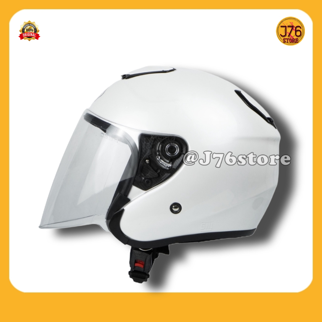 Jual Helm Sepeda Motor Half Face Model Kyt Kyoto Solid Polos Bye Priest ...