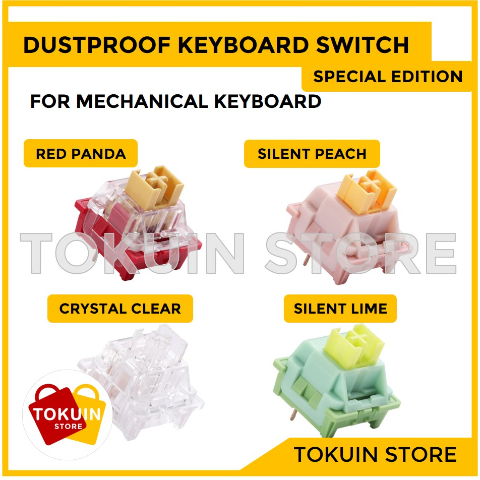 Jual Switch Keyboard Dustproof Mechanical Keyboard Switch Red Panda ...