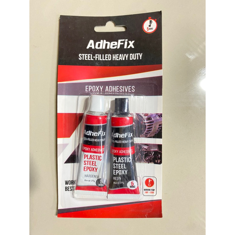 Jual Lem Epoxy 5 Menit Adhefix / Lem Besi Campur 5 Menit | Shopee Indonesia