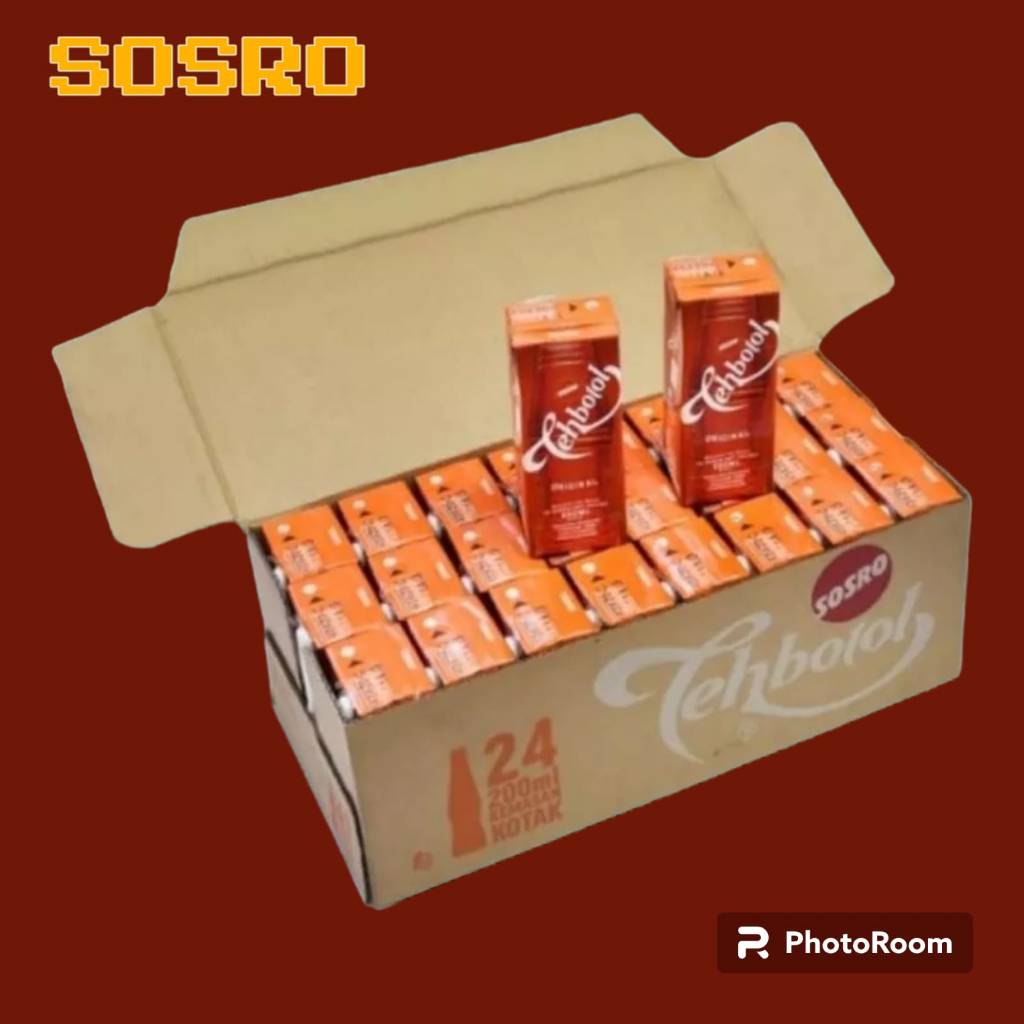 Jual Teh Sosro Kotak | Teh Botol Sosro | 24 @ 330 Ml | Sosro | Shopee ...