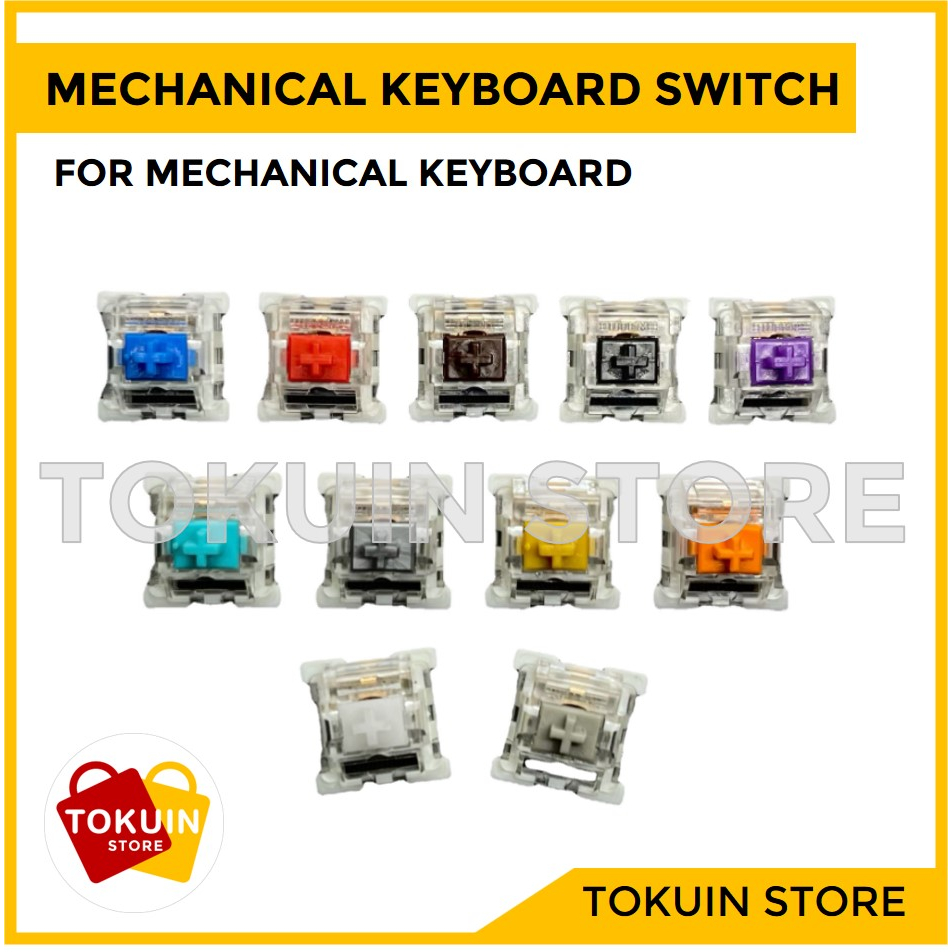 Jual Switch Keyboard Mechanical Switch Blue Red Brown Black Purple Teal ...