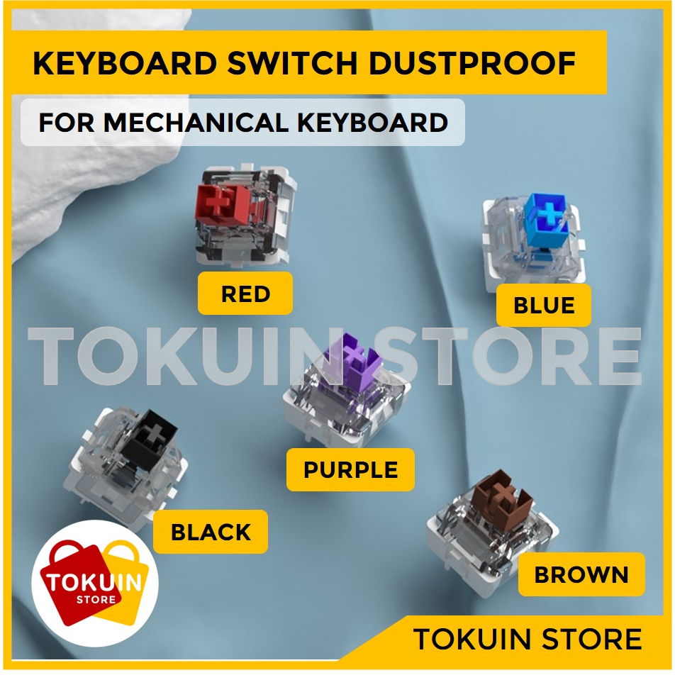 Jual Switch Keyboard Dustproof Mechanical Keyboard Switch Blue Red ...