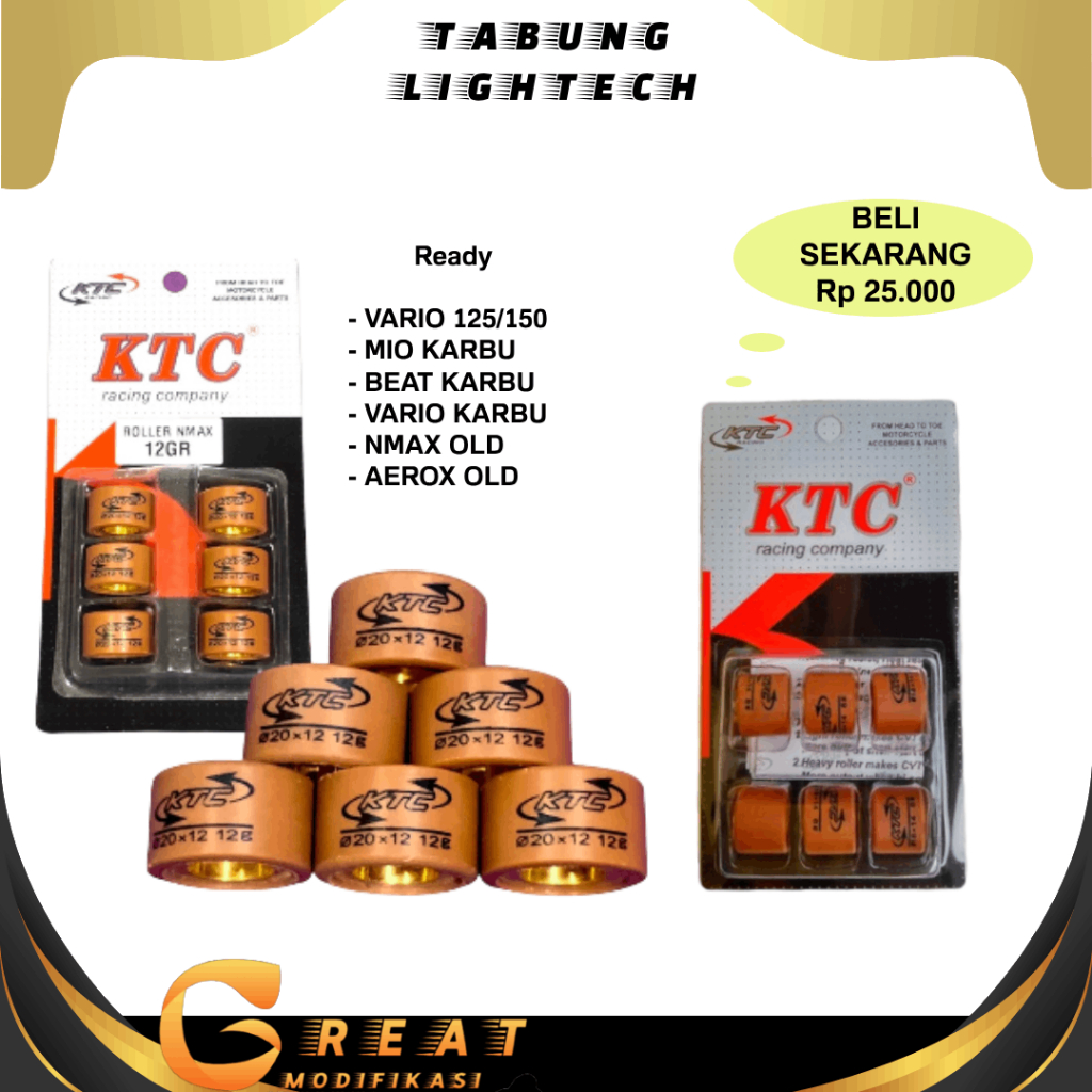 Jual ROLER ROLLER MIO BISA UNTUK SeMUA MOTOR MIO ROLLER KTC KYTACO READY MOTOR VARIO 150 NMAX ...