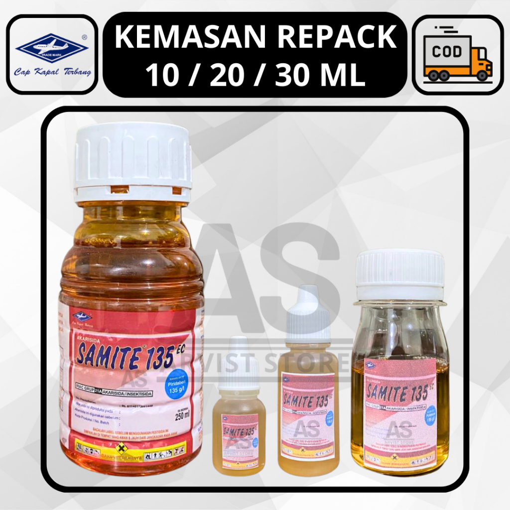 Jual Akarsida / Insektisida SAMITE 135 EC Kemasan Repack 10 / 20 / 30 ...