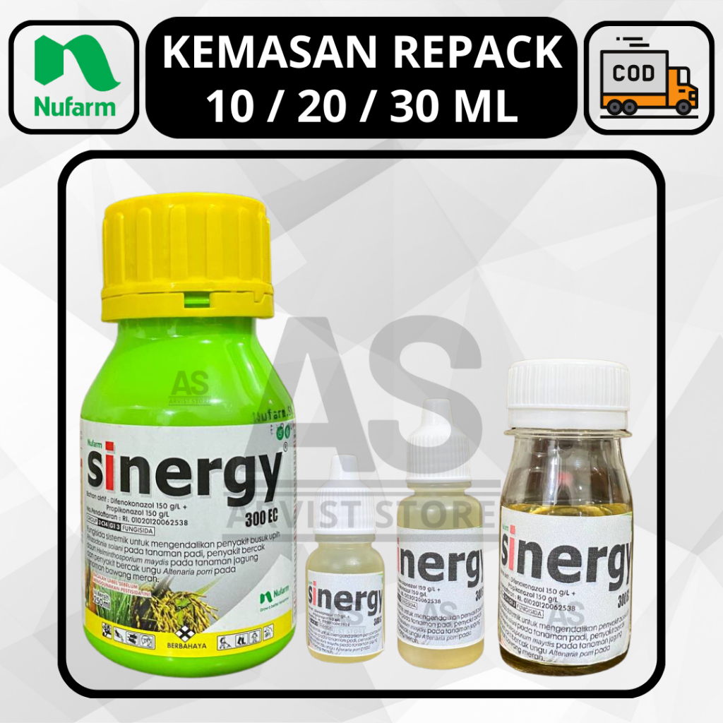 Jual Fungisida SINERGY 300EC Kemasan Repack 10 / 20 / 30 ml Pegendali ...