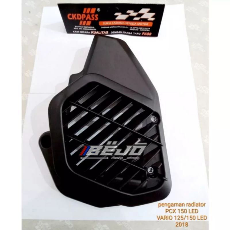 Jual Cover tutup radiator motor PCX 150 PNP vario 125-150 new/old ...