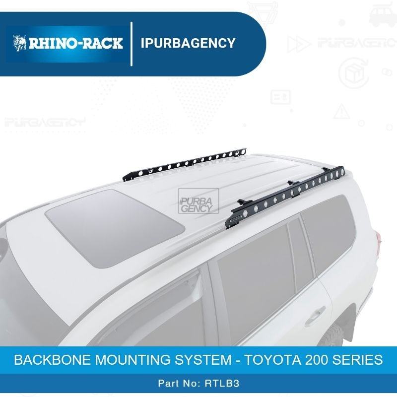 Jual RHINO-RACK BACKBONE MOUNTING SYSTEM TOYOTA LC200 SERIES- RTLB3 ...