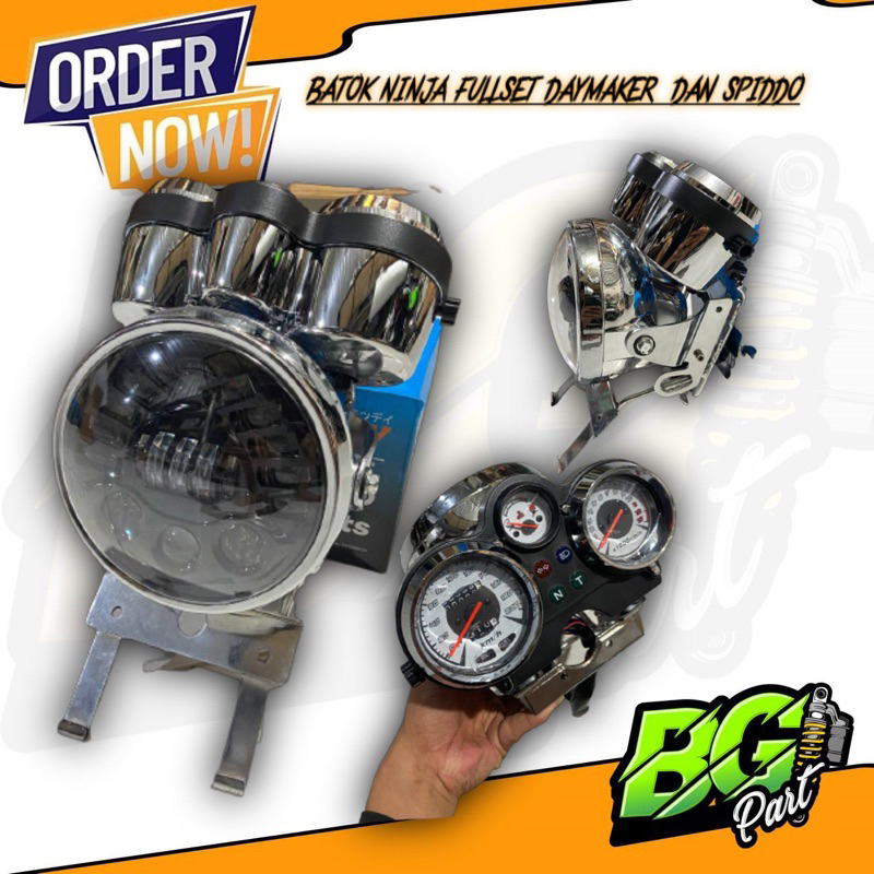 Jual paket batok Lampu Depan Ninja SS batok ninja ss head lamp ninja SS ...