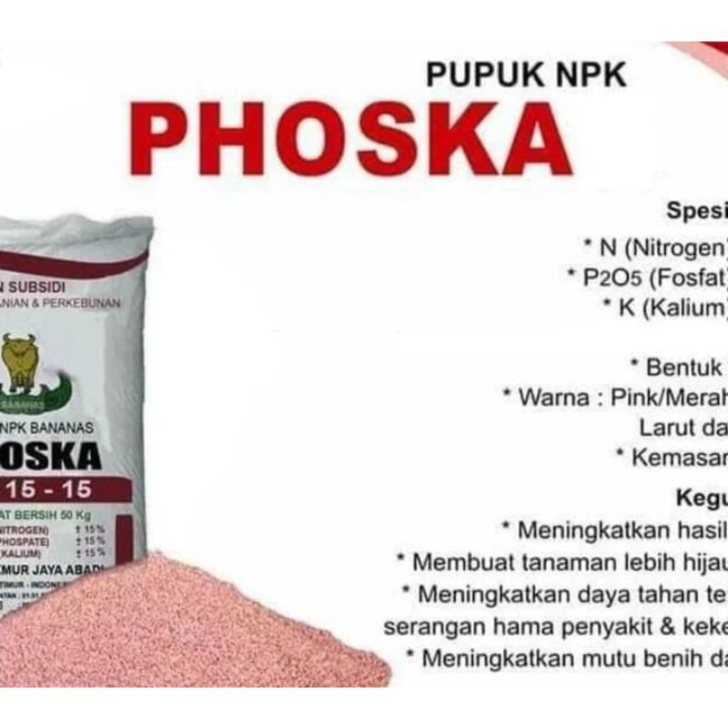 Jual Pupuk Ponska NPK pupuk Phonska Nutrisi Subur Tanaman | Shopee ...