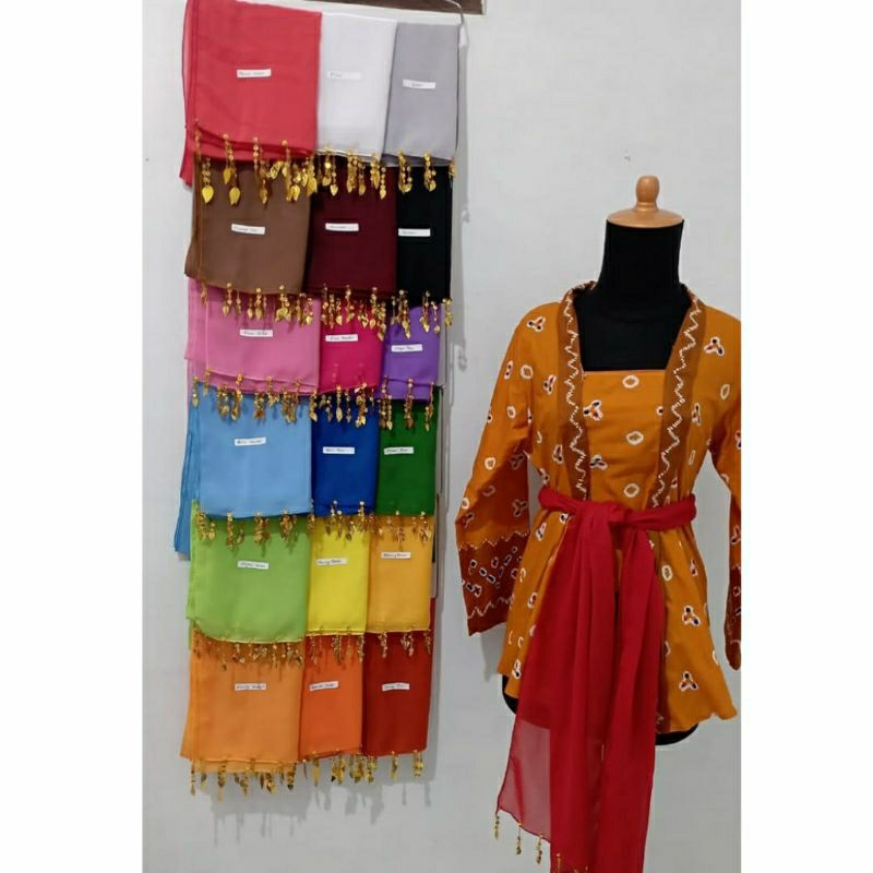 Jual Sampur Tari 2,1 Meter Anak SD Selendang Tari Gombyok Payet Sampur ...