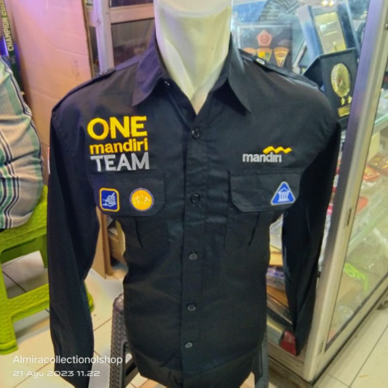Jual SERAGAM KERJA ONE MANDIRI TEAM KEMEJA KERJA ONE MANDIRI TEAM ...