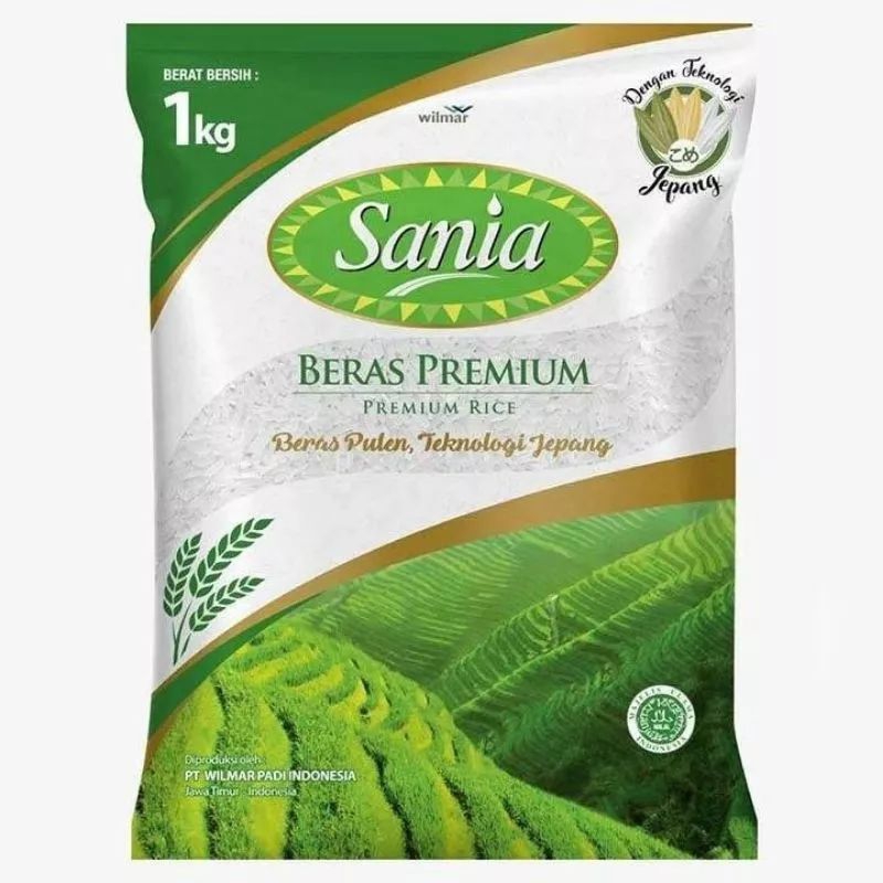 Jual Beras Sania Kemasan 1kg 1 kg | Shopee Indonesia