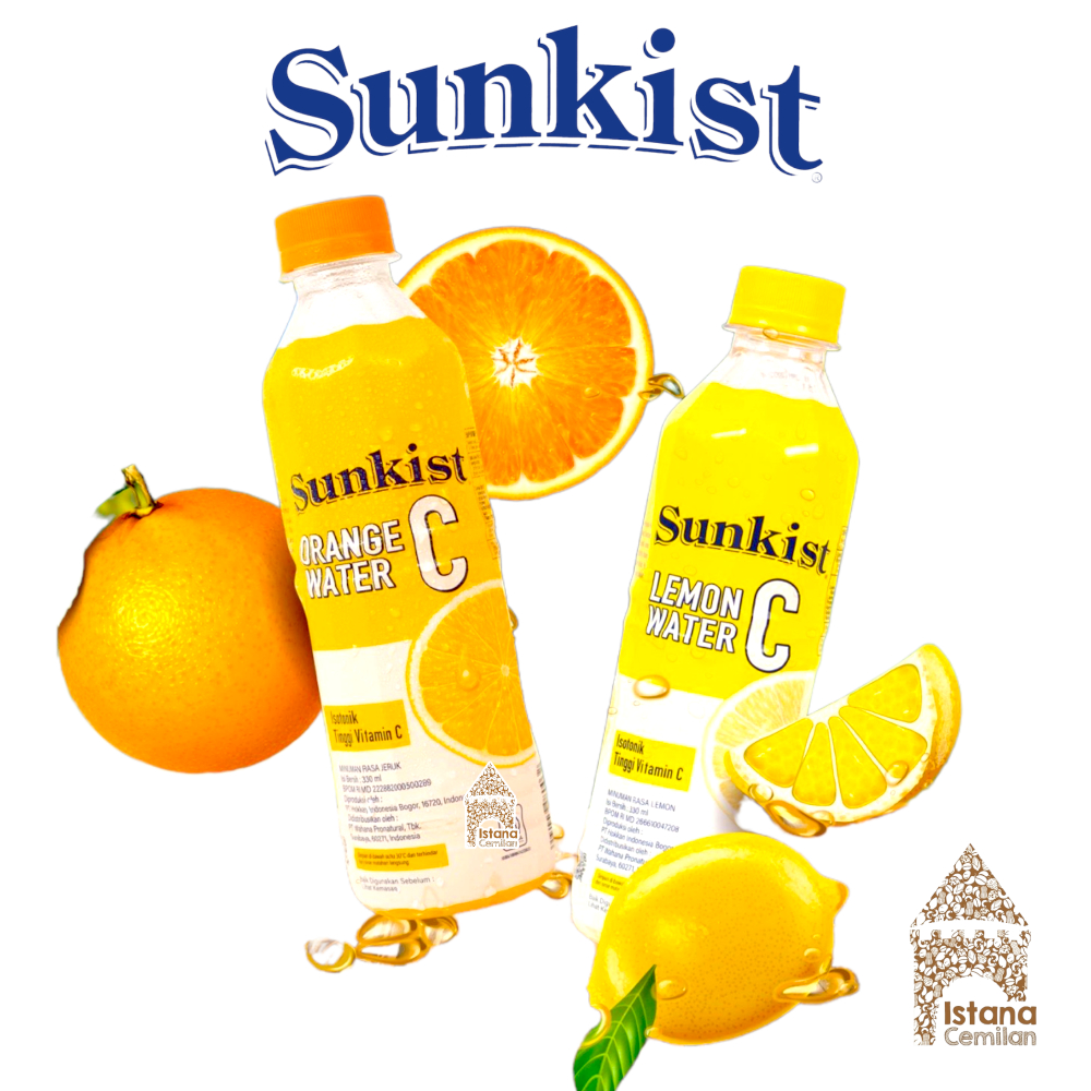Jual Sunkist C Minuman Isotonik Lemon / Orange Water Botol 330 ML ...