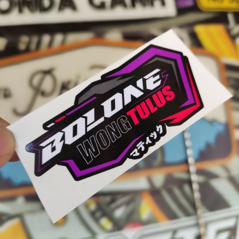 Jual Stiker bolone wong tulus ( GLOSSY) | Shopee Indonesia