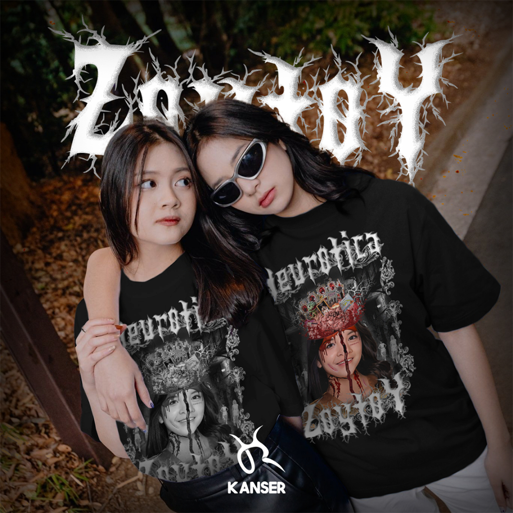Jual T-Shirt JKT48 Zee & Christy Weird Edition | Shopee Indonesia