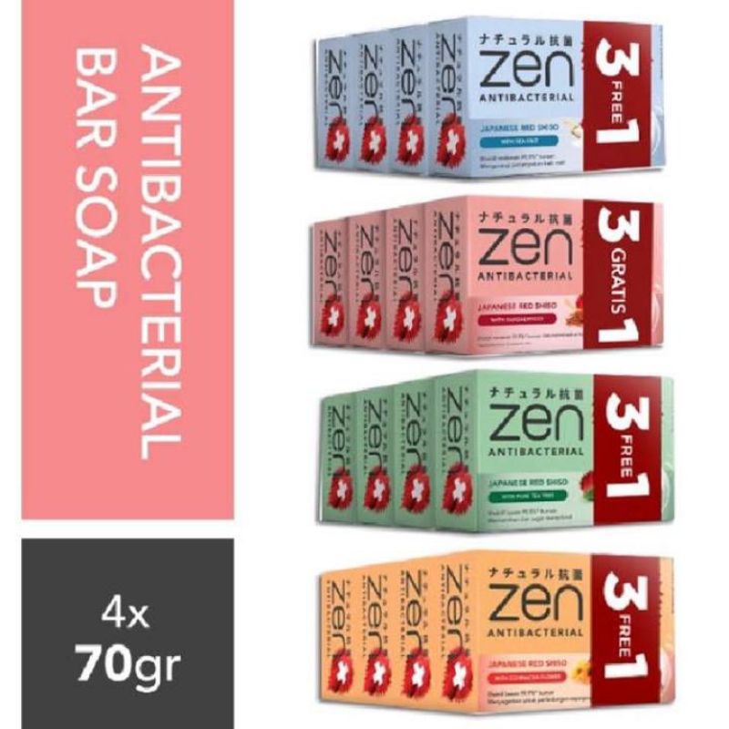Jual Sabun Zen Paket isi 8 batang (2paket) | Shopee Indonesia