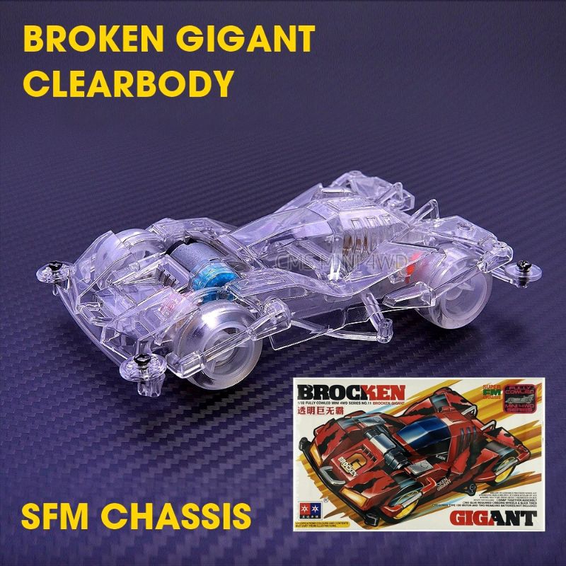 Jual Mini 4WD Merk Daxing : Brocken Gigant SFM Clear | Shopee Indonesia