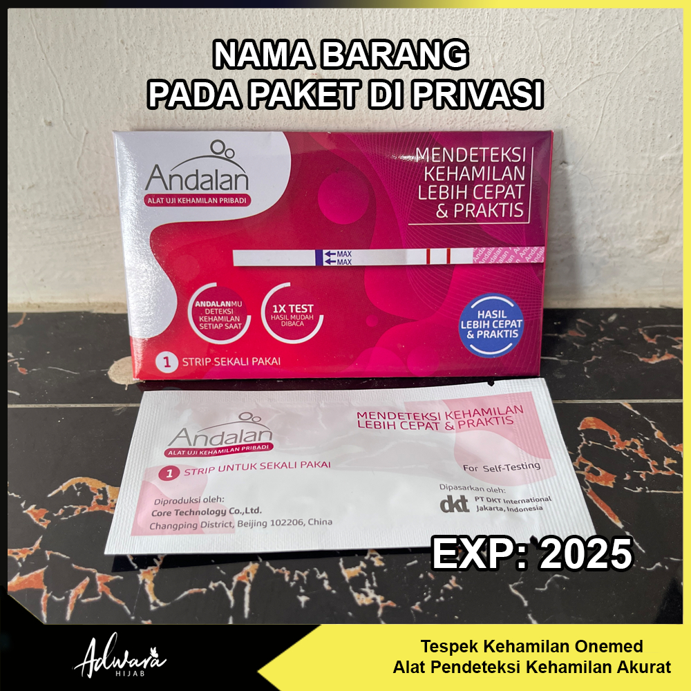 Jual Test Pack Andalan Pregnancy Strip / Tespek Kehamilan Hasil Lebih ...